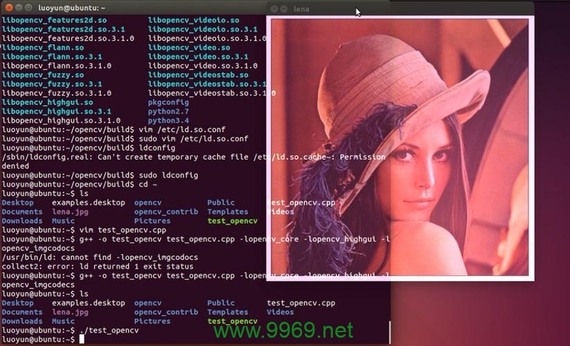 如何在Linux上安装和使用OpenCV 2.4.9？_耀盾